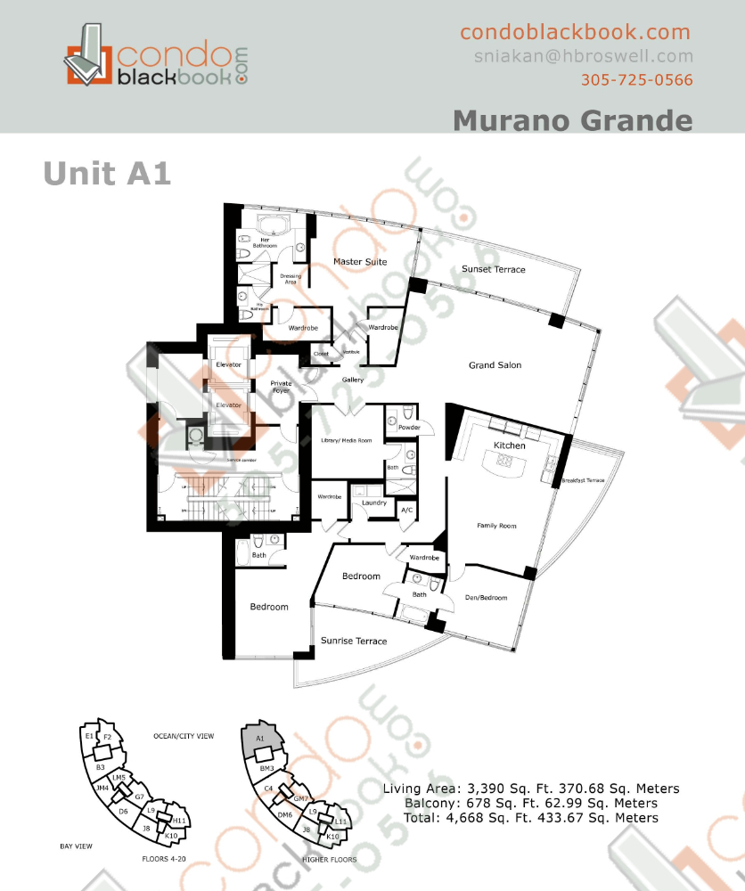 Murano Grande Unit #2801 Condo in South Beach - Miami Beach Condos ...