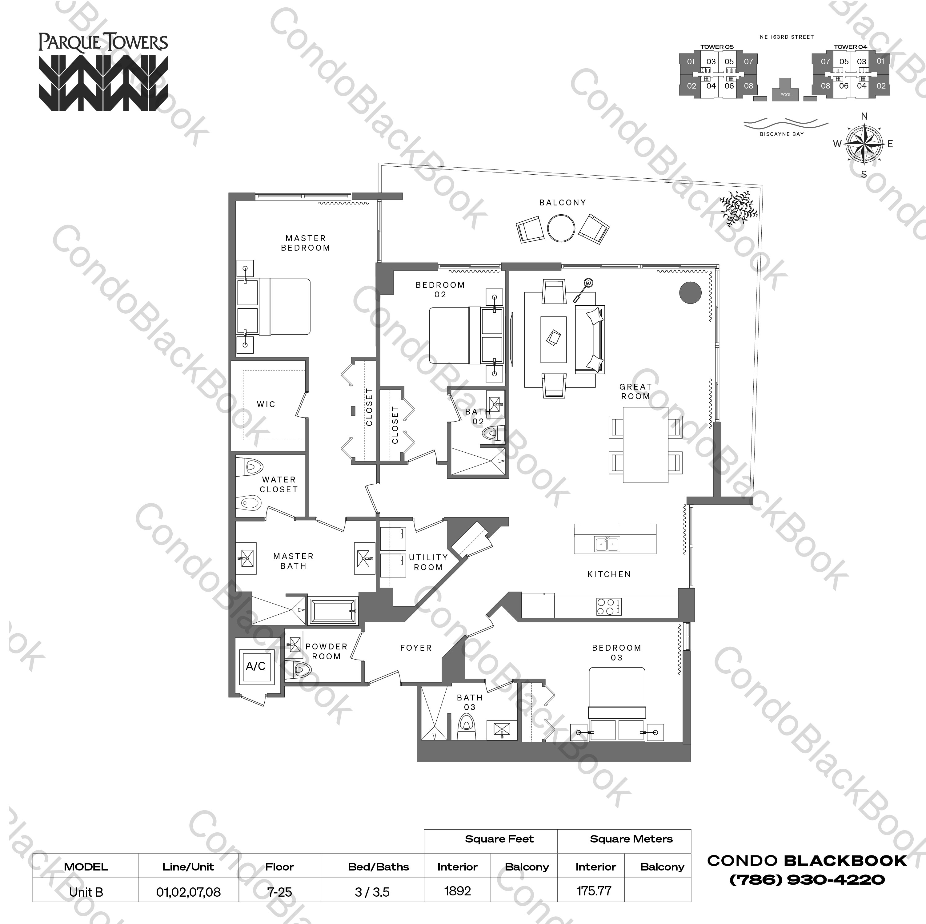 Parque Towers Unit #5-907 Condo for Sale in Sunny Isles Beach ...