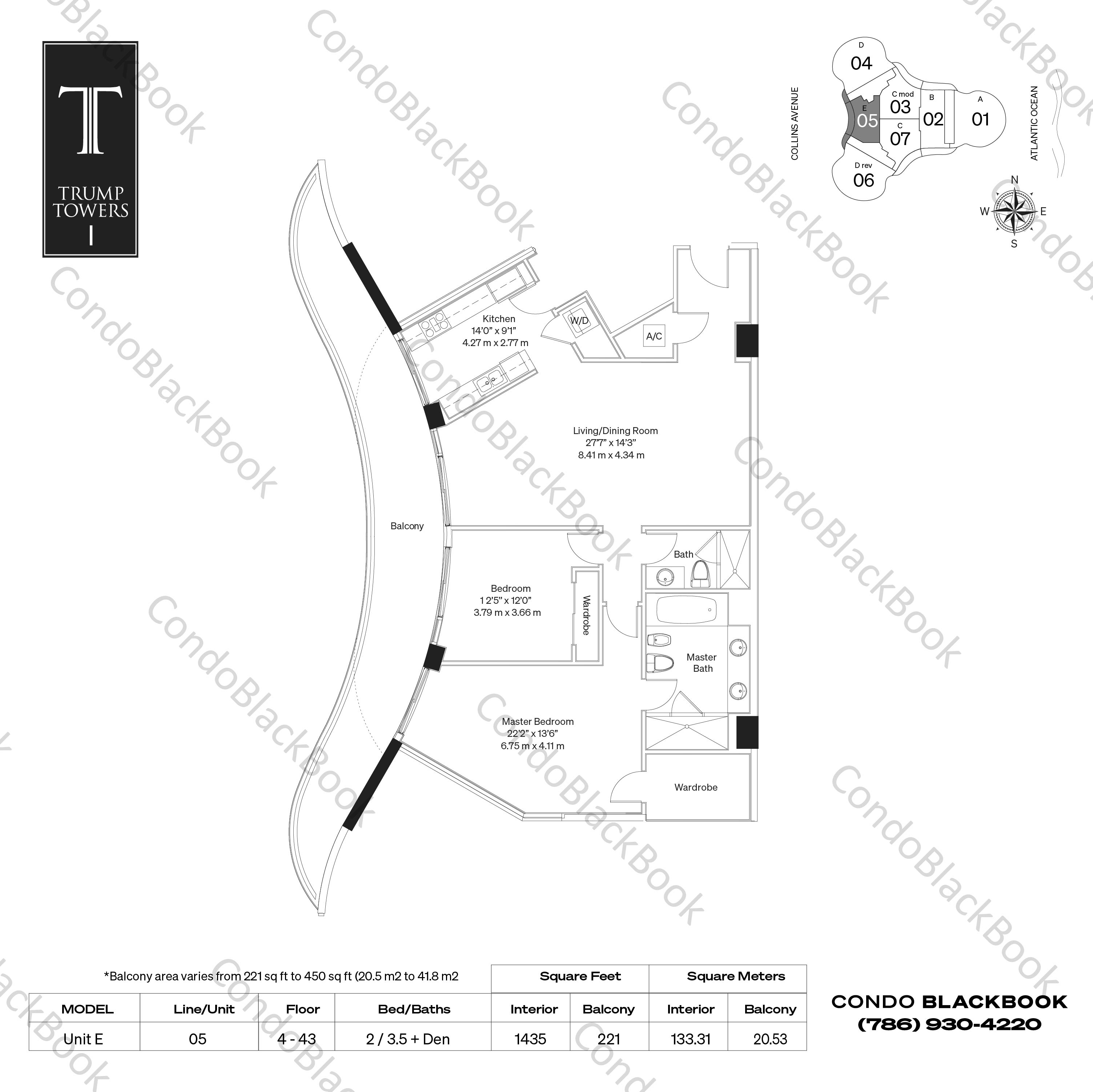 Trump Tower 1 Unit #1905 Condo for Sale in Sunny Isles Beach ...