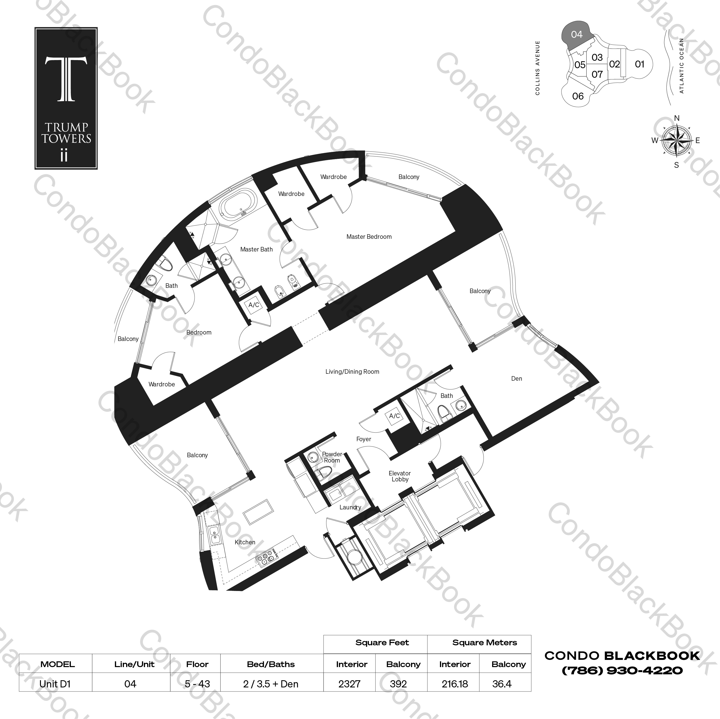 Trump Tower 2 Unit #4204 Condo in Sunny Isles Beach | CondoBlackBook