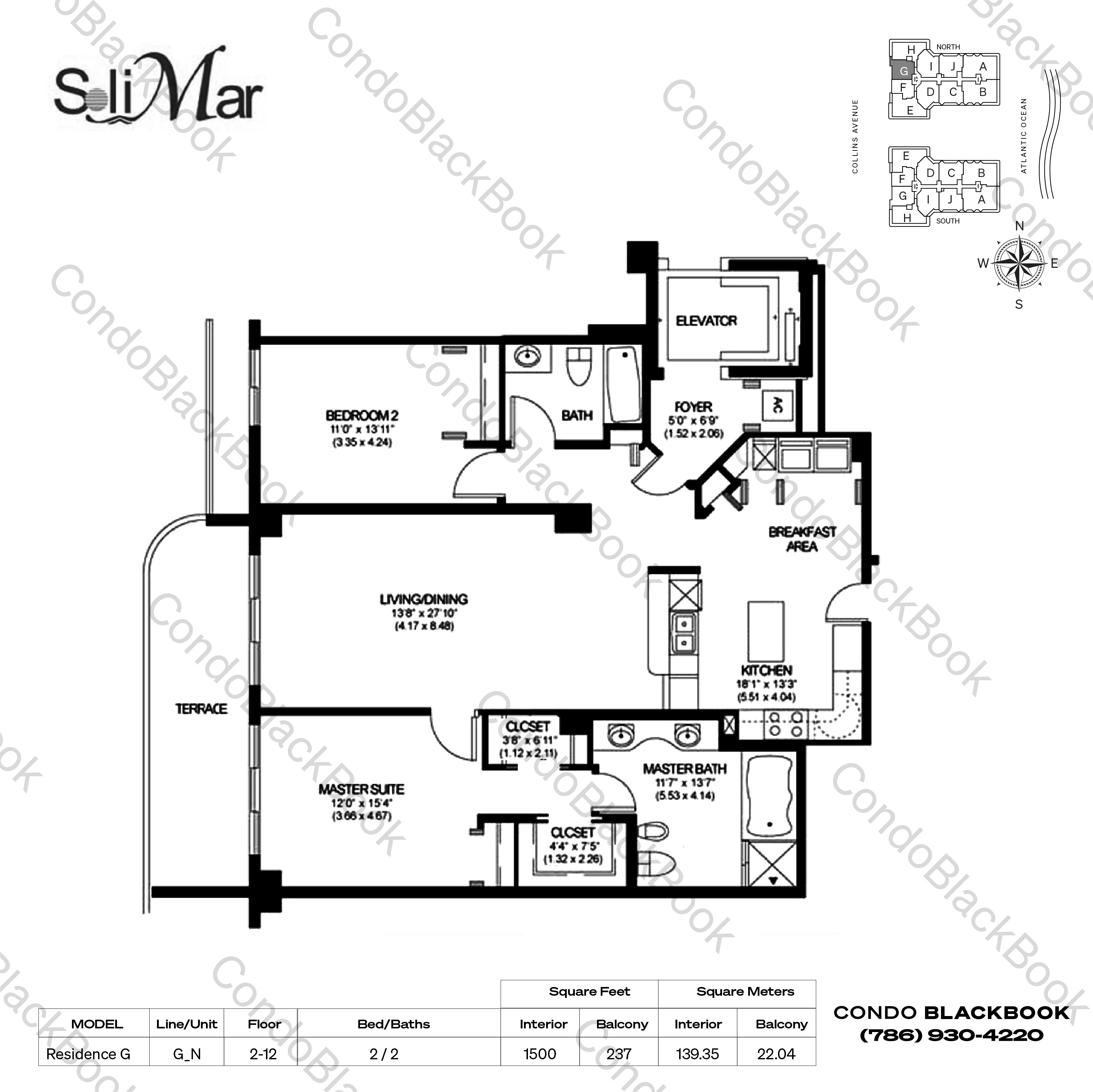 Solimar Unit #N9-G /907 Condo in Surfside | CondoBlackBook