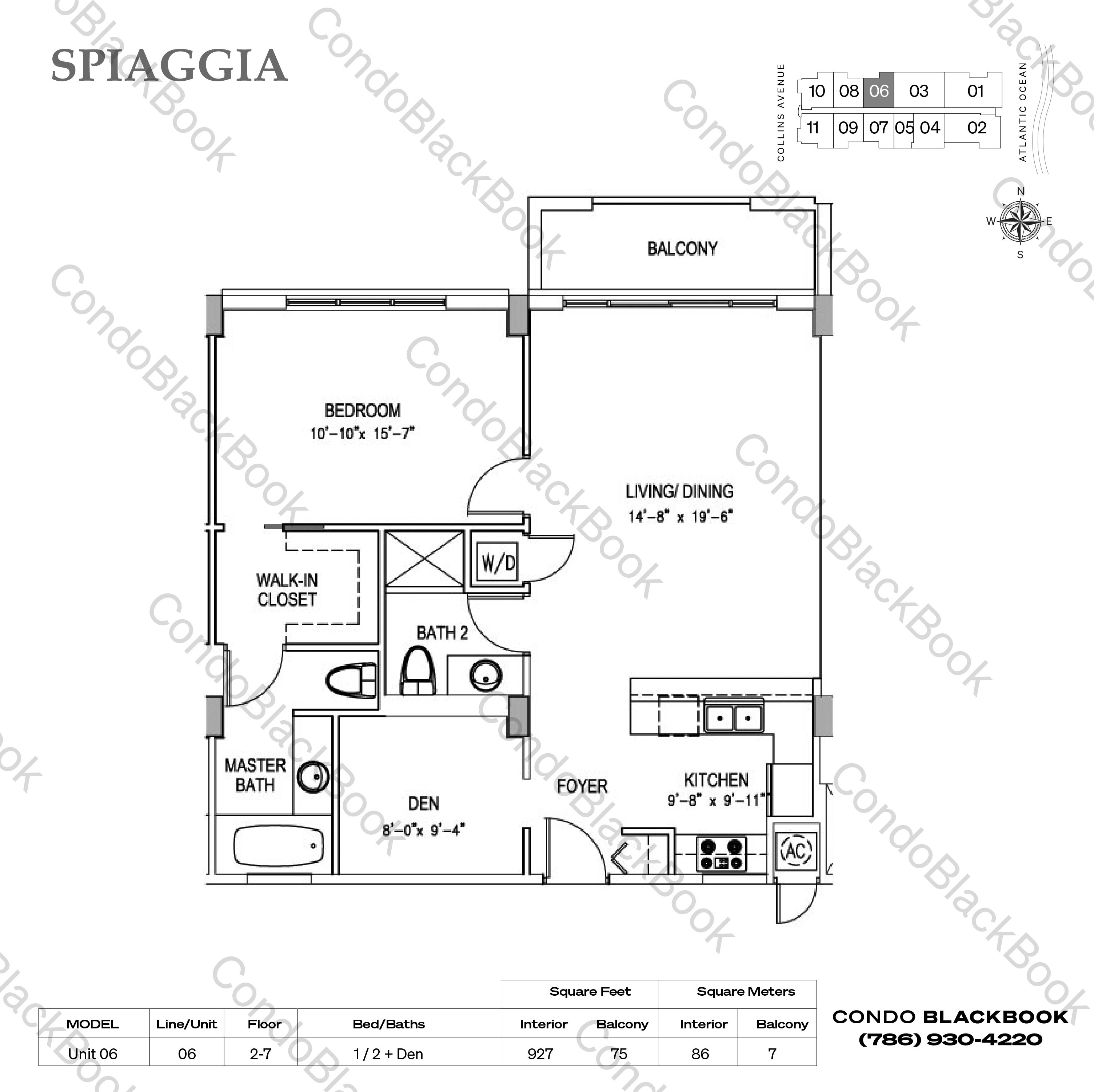 Spiaggia Unit #506 Condo in Surfside | CondoBlackBook