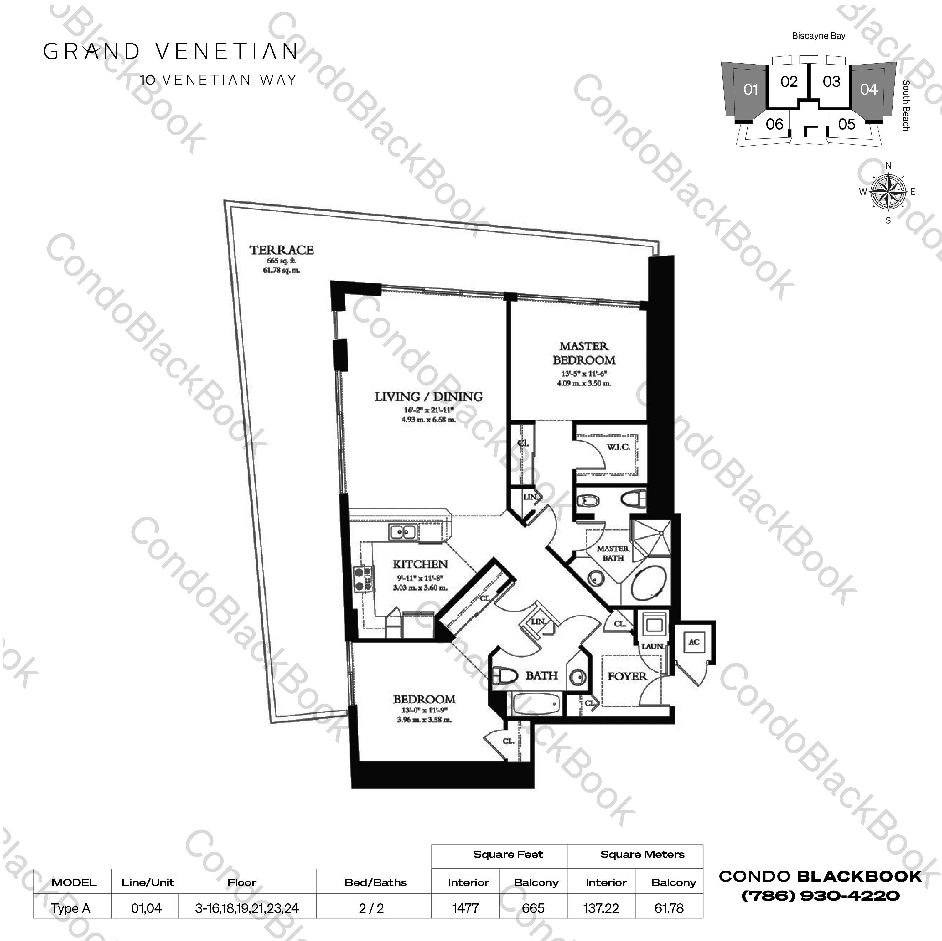 Grand Venetian Unit #1801 Condo in Venetian Islands - Miami Beach ...