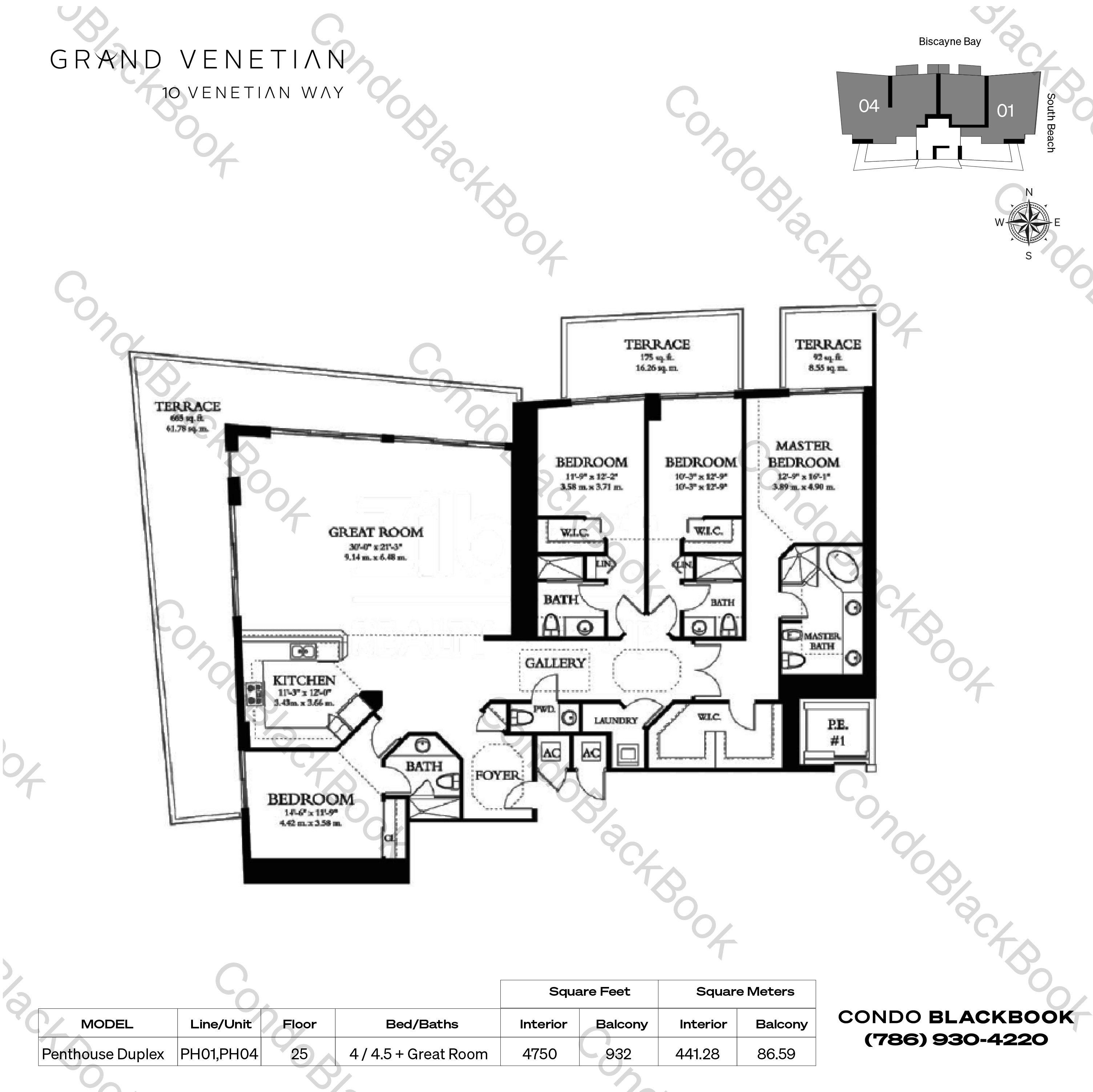 Grand Venetian Unit #PH1 Condo in Venetian Islands - Miami Beach Condos ...