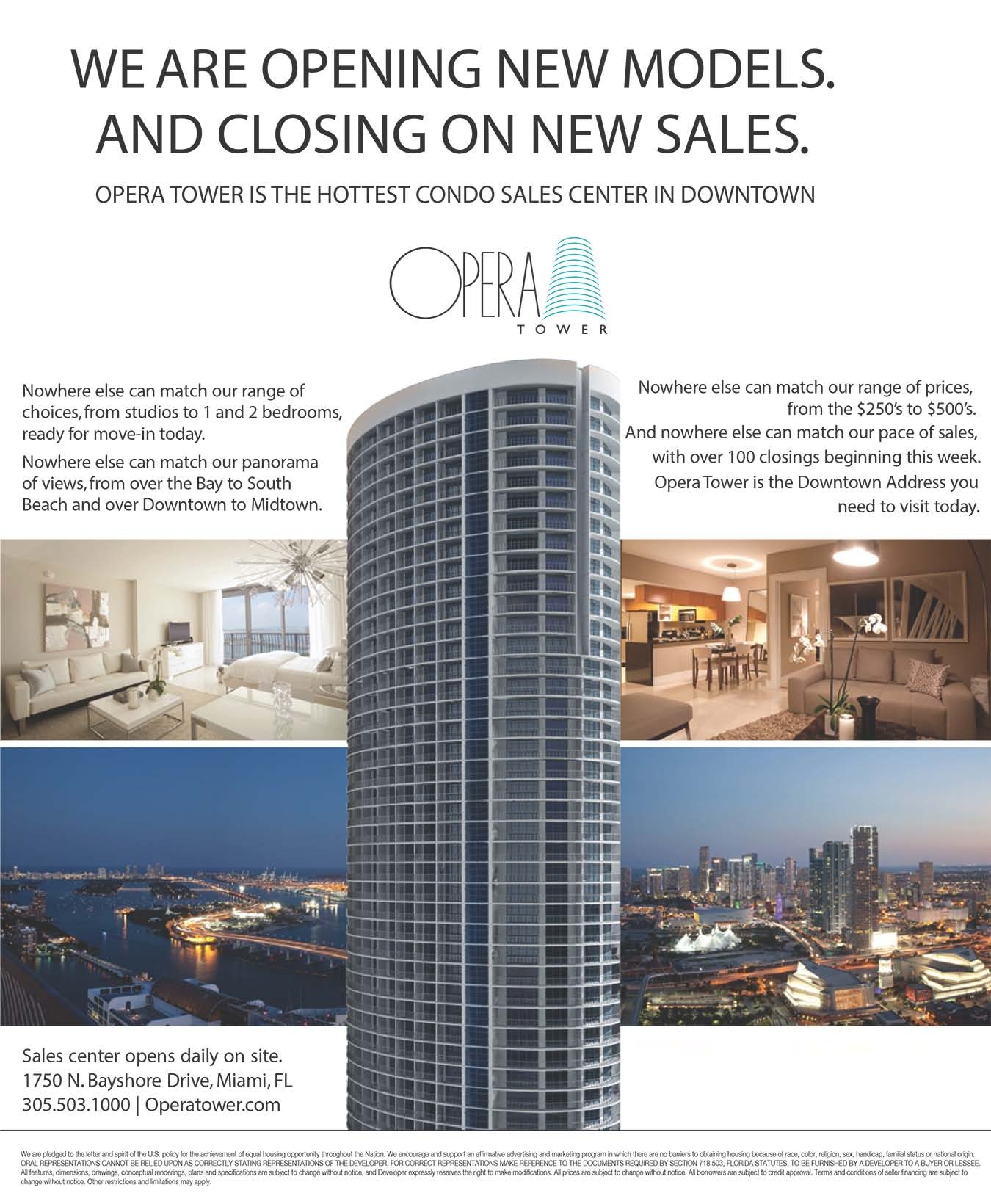 New models opening in Opera Tower! | CondoBlackBook Blog